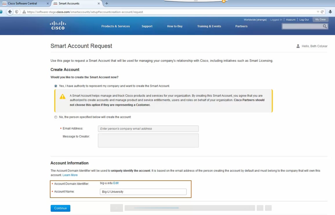 Cisco Smart Accounts