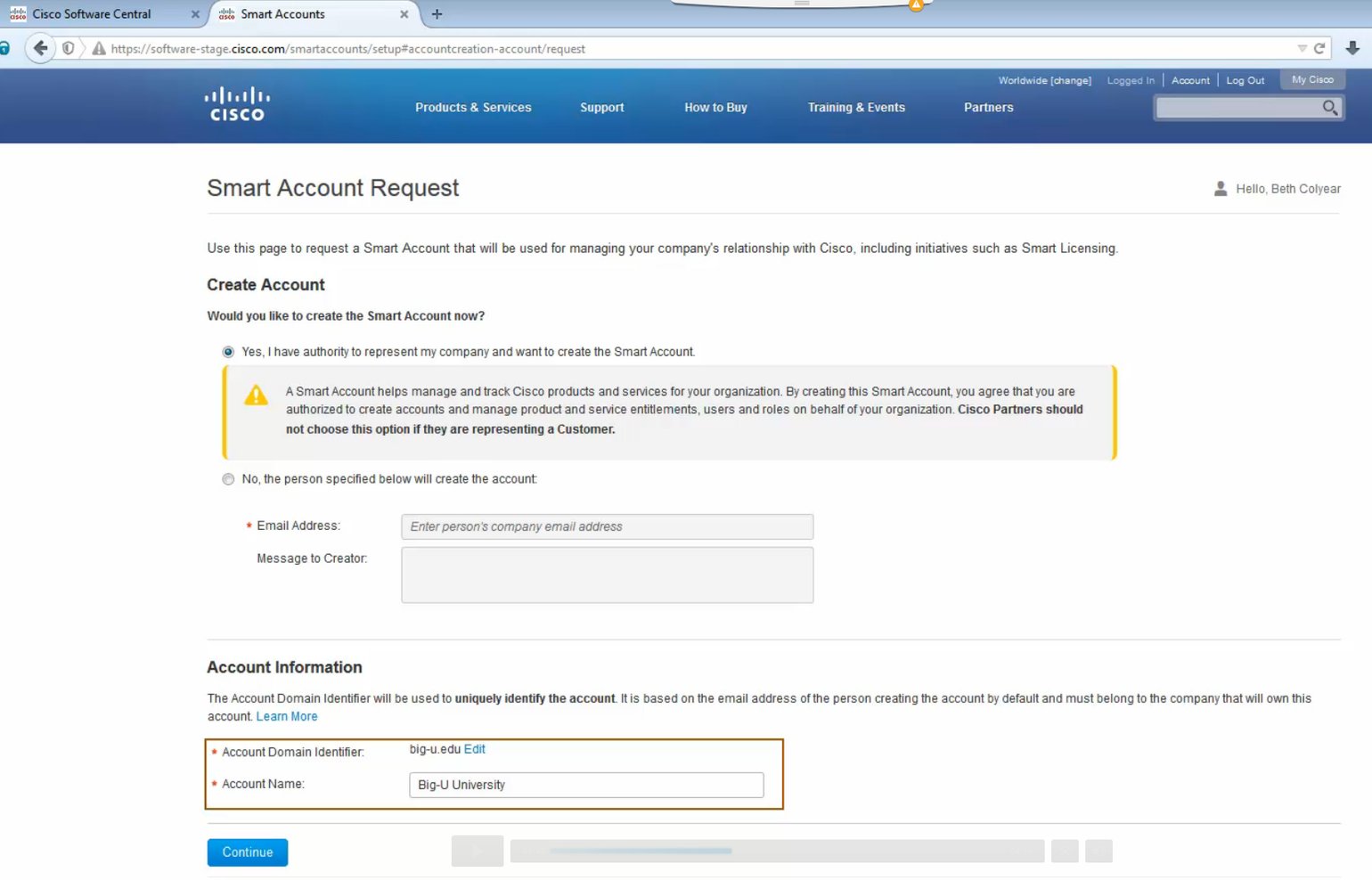 Cisco Smart Accounts
