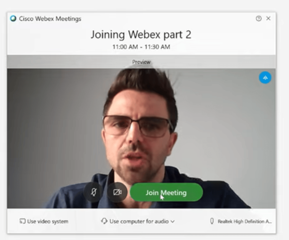 How to use Cisco Webex - Part 2