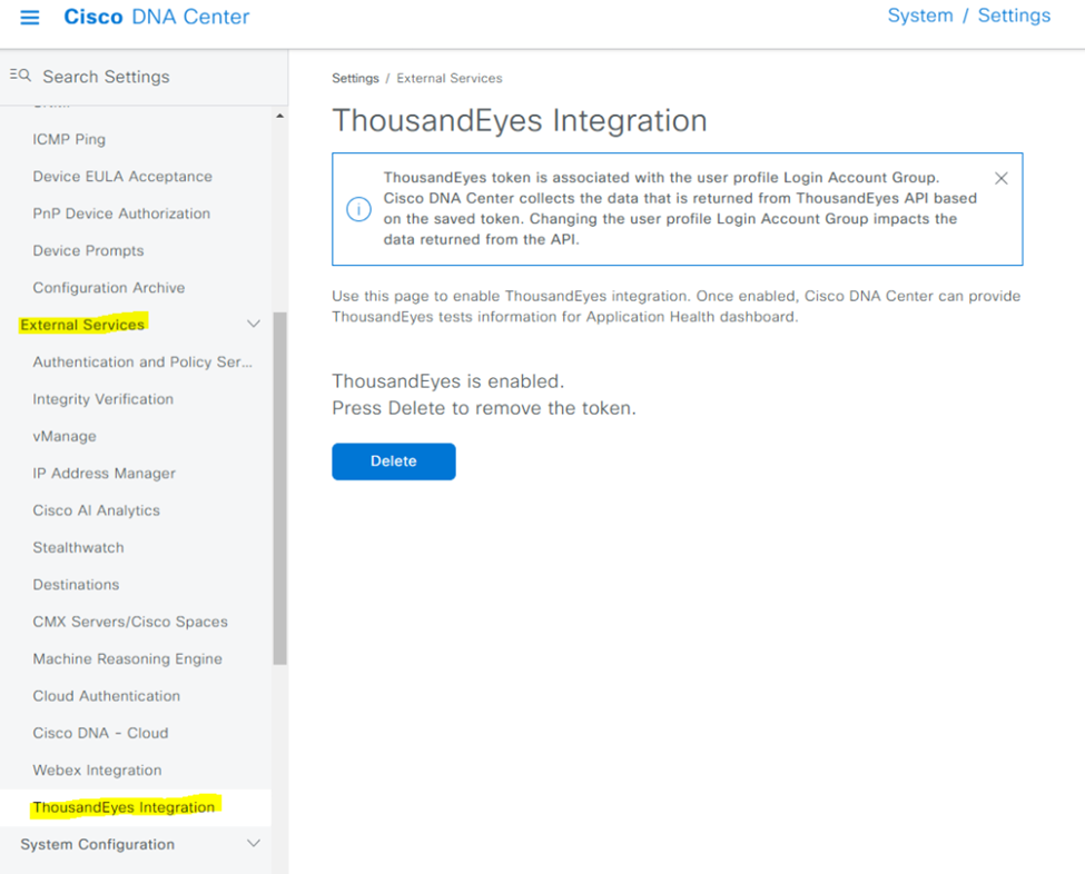 Deploy Thousand Eyes Agent using Catalyst Center (DNAC)