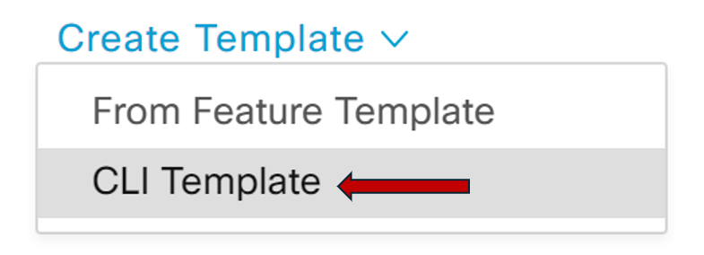 Creating CLI Template in vManage