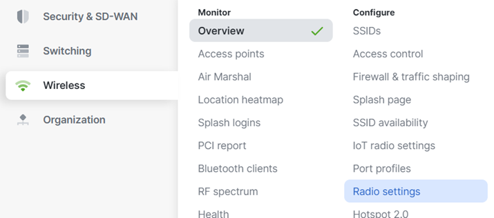 Auto Channel Feature in Cisco Meraki