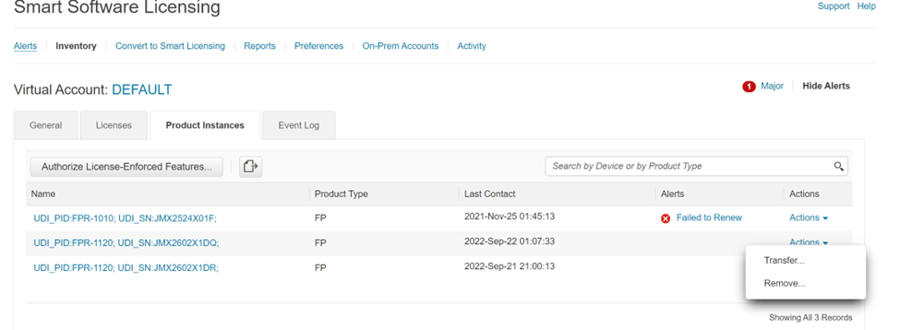 Resetting a Cisco FTD appliance back to factory default